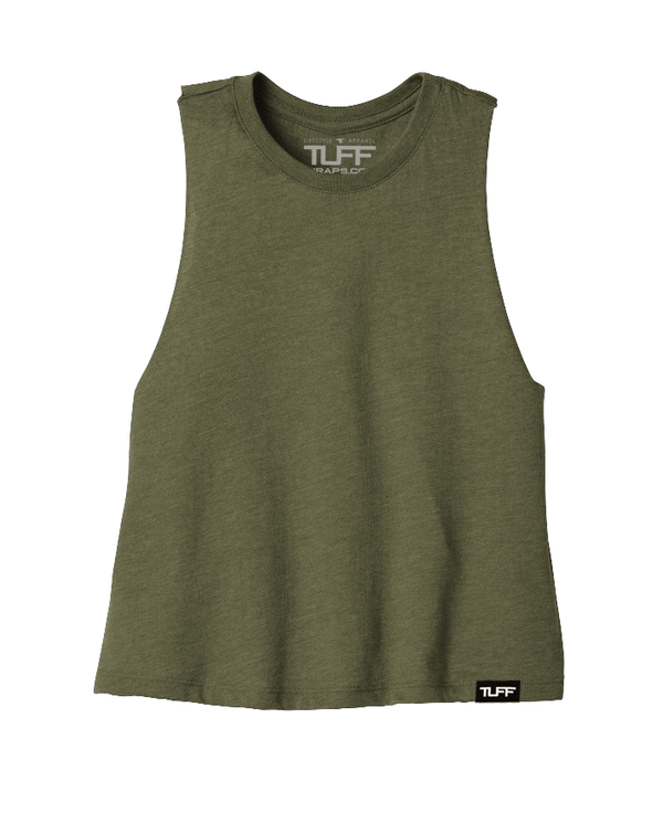 TUFF Basic Racerback Crop Top - TuffWraps.com