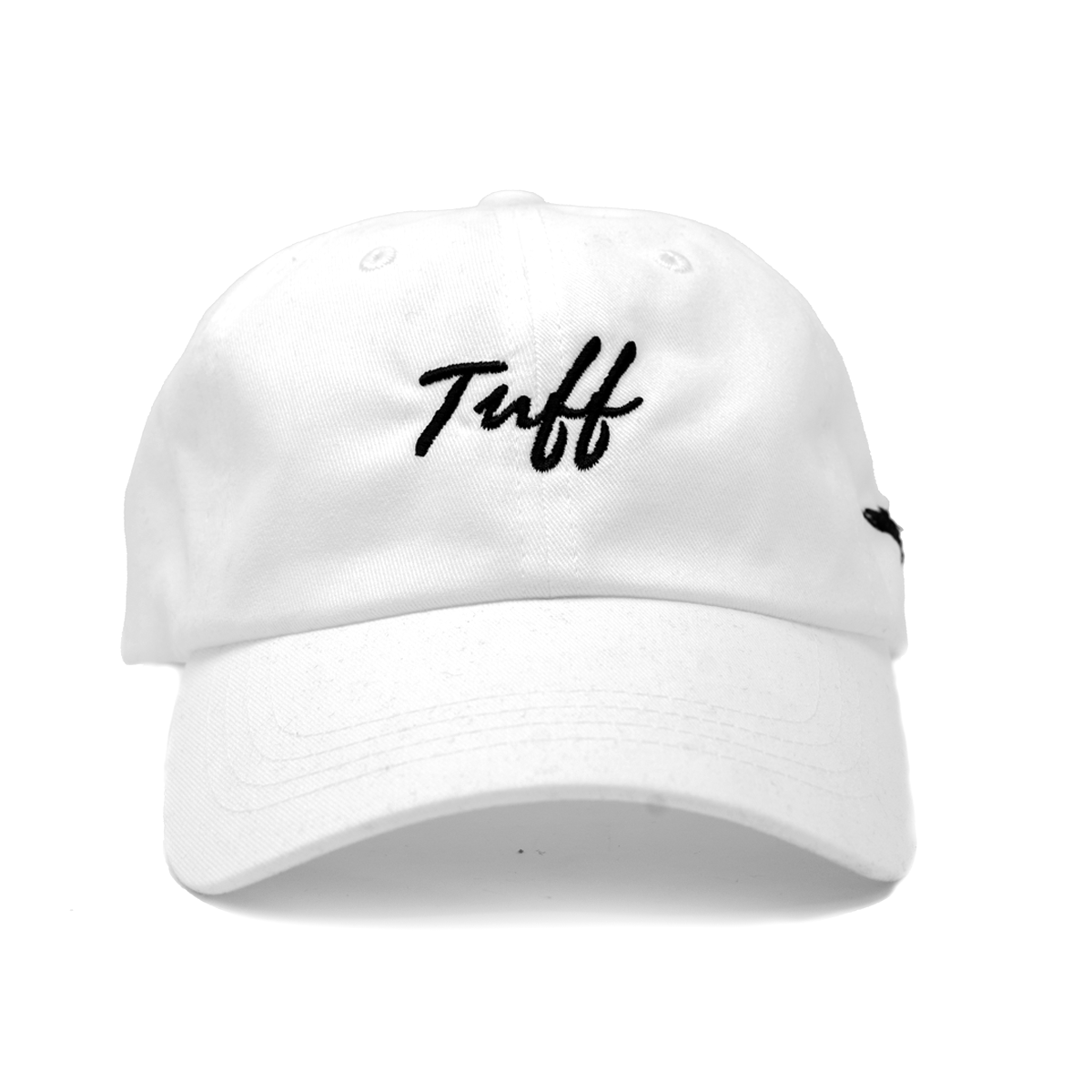 TUFF Thin Script Dad Hat - White – TuffWraps.com