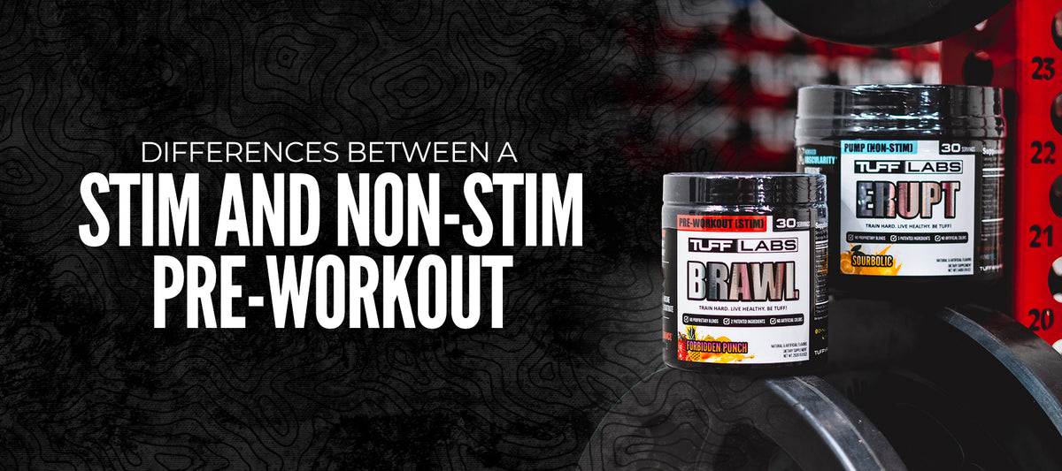Differences Between a Stim and Non-stim Pre-workout – TuffWraps.com
