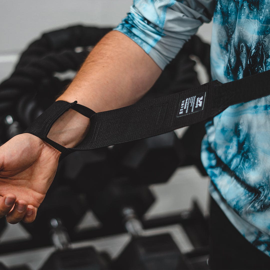 Stronger Things Villain Wrist Wraps 16" Blackout | No Thumb Loops - TuffWraps.com