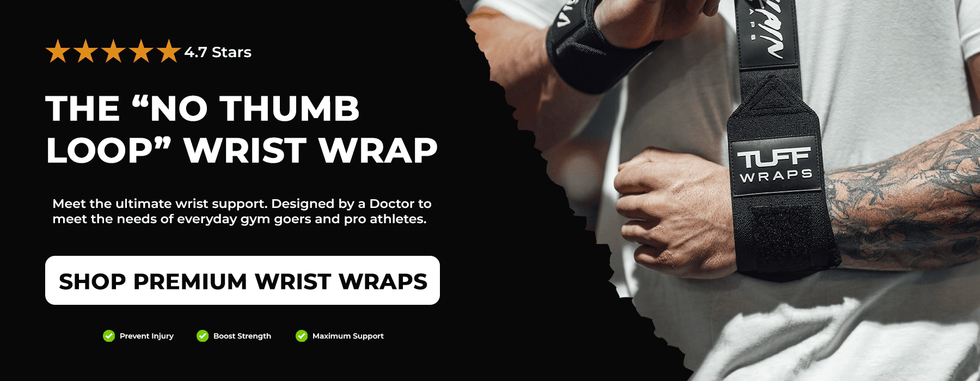 TuffWraps® - Wrist Wraps Used For CrossFit, Powerlifting, Bench Press ...