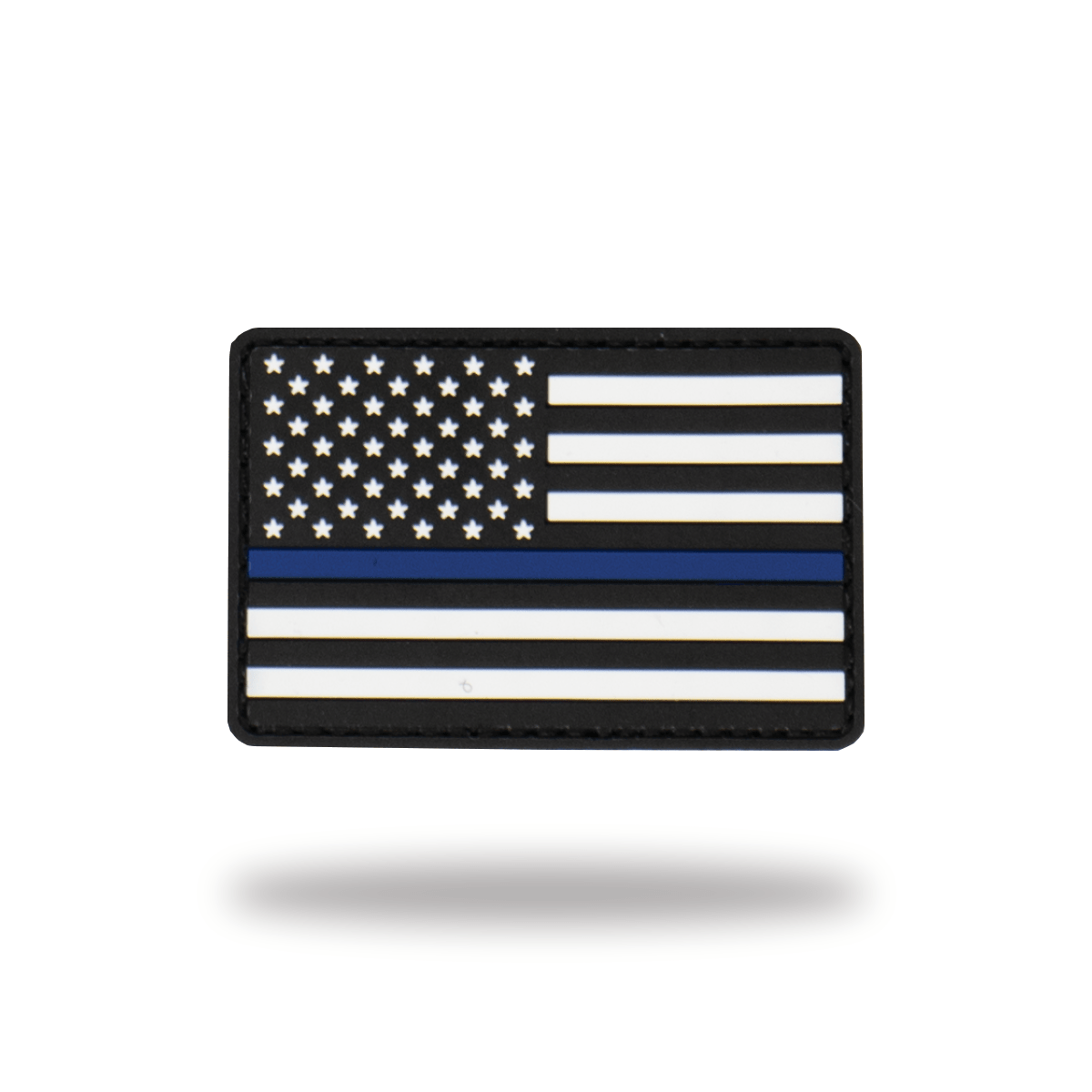 Blue Line Flag Patch - TuffWraps.com
