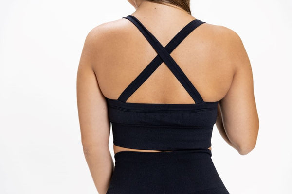Essentials Criss Cross Sports Bra - TuffWraps.com