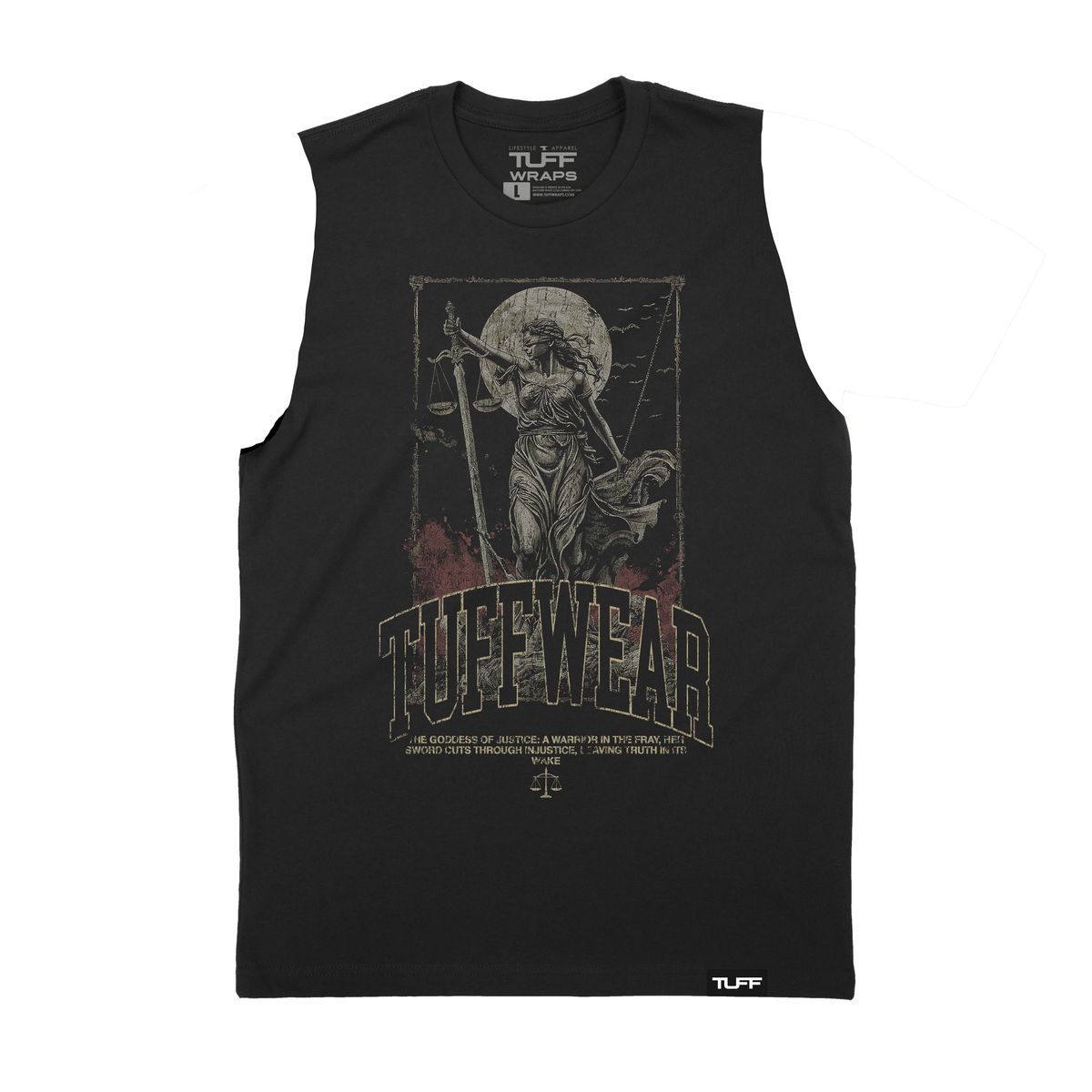 Goddess of Justice Raw Edge Muscle Tank - Legends of Power Collection ...