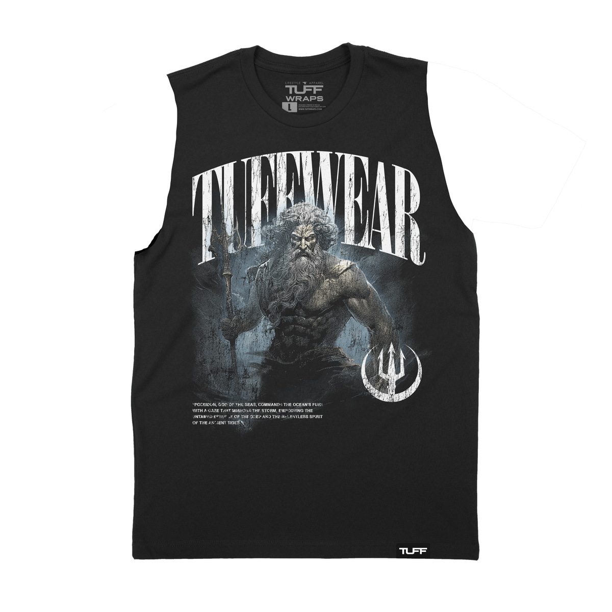 Poseidon's Fury Raw Edge Muscle Tank - Legends of Power Collection ...