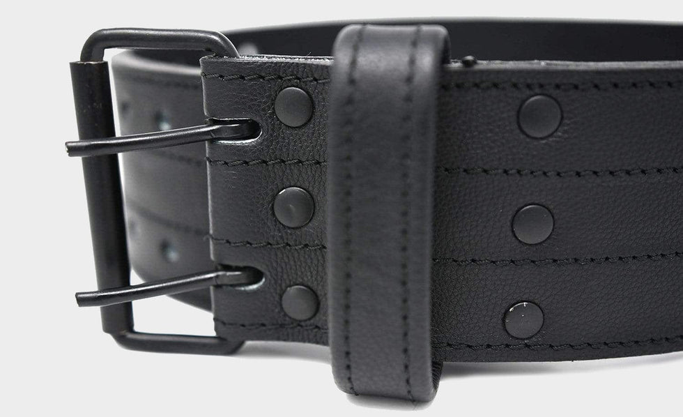 TUFF 10mm Leather Double Prong Weightlifting Belt | Superior Support ...