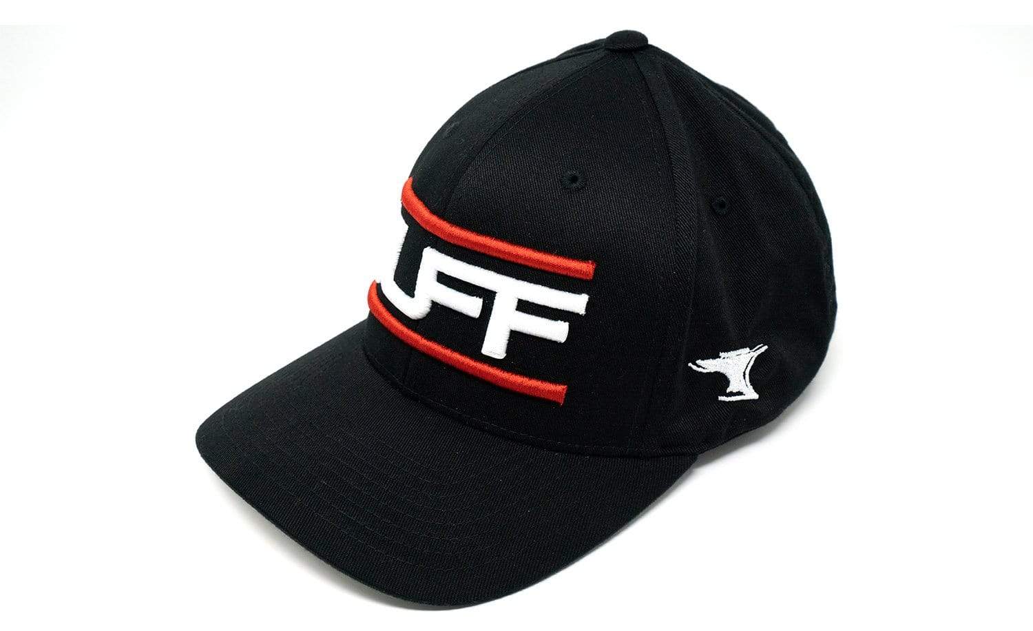 TUFF Bar'd Black/White Flexfit Hat - TuffWraps.com