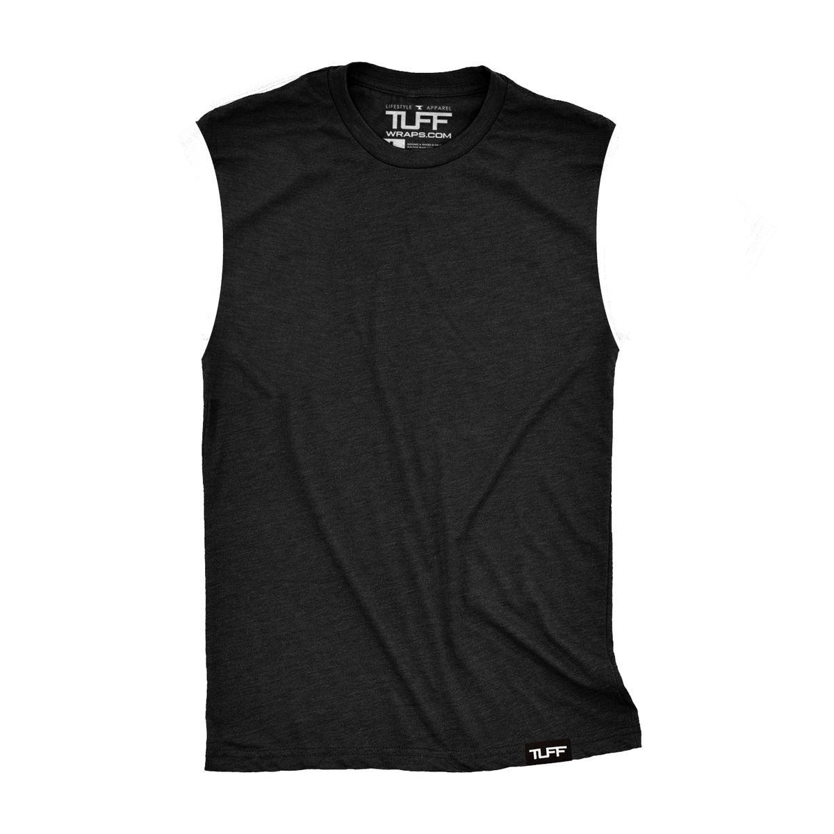 TUFF Basic Raw Edge Muscle Tank - TuffWraps.com