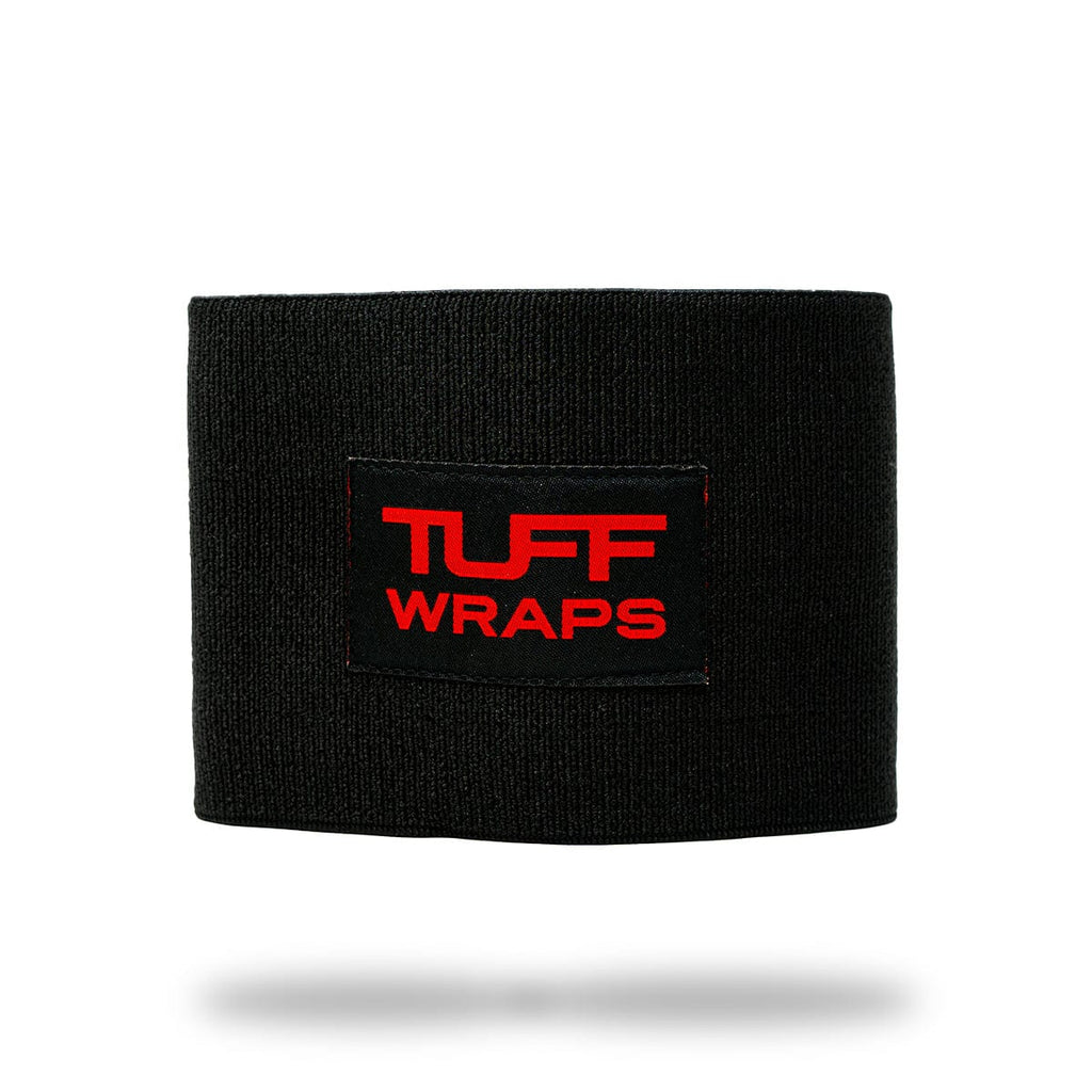 TUFF CUFF 4" STIFF Compression Support - Black Out - TuffWraps.com