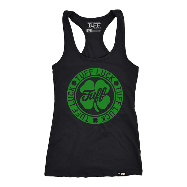 TUFF Luck Racerback Tank - Women's Fitness Tanks & Gear - TuffWraps.com