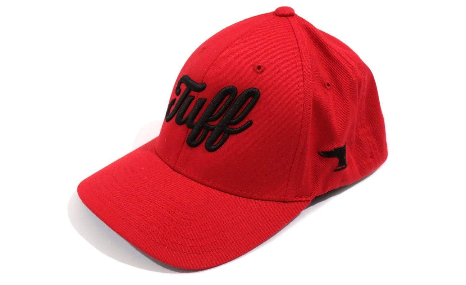 TUFF Script Red Flexfit Hat - TuffWraps.com