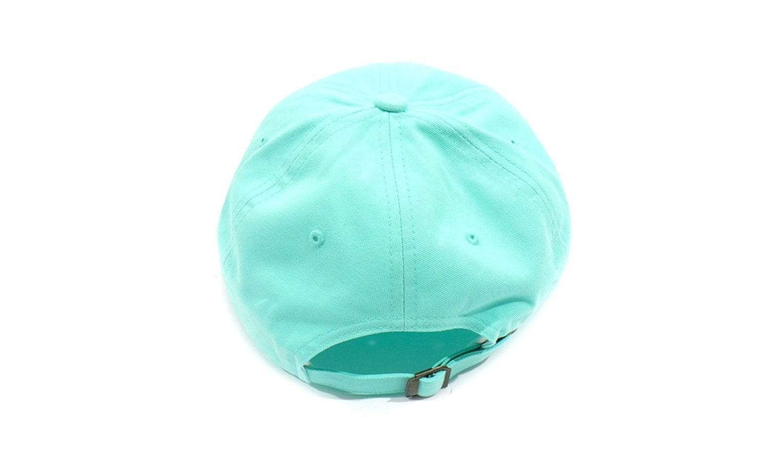 TUFF Thin Script Dad Hat - Tahiti Blue (Pink) - TuffWraps.com